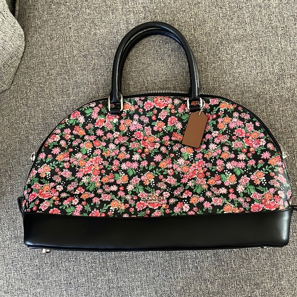 Bags | Coach Floral Purse | Poshmark